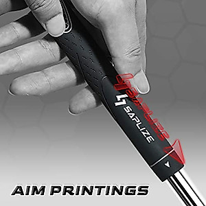 SAPLIZE Golf Grips Set of 13 with Solvent Kit, Standard Size, Rubber Golf Club Grips, White CC01S Series