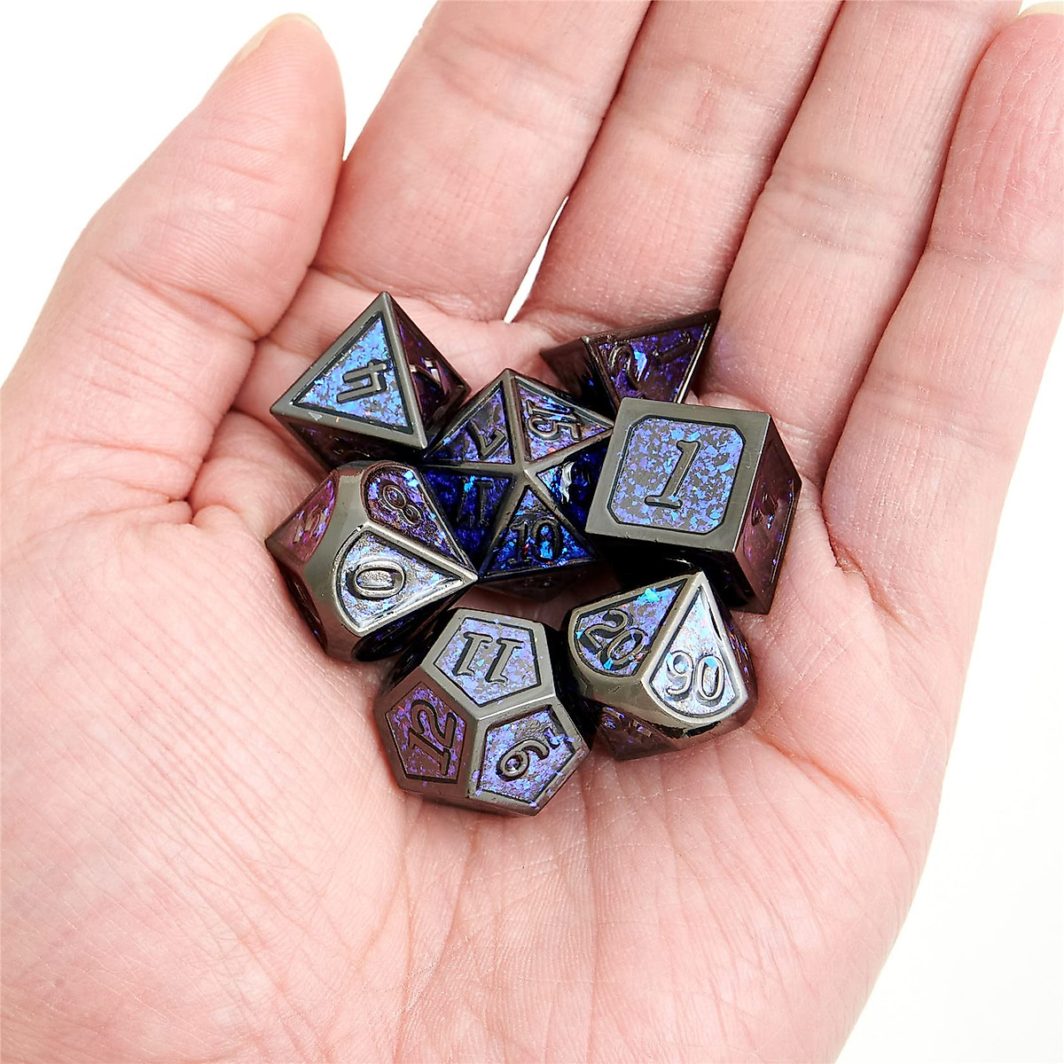 Metal Dice DND Suitable for RPG Dungeons and Dragons Playing D&D Dice Set