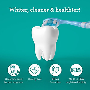 GuruNanda Butter On Gums Toothbrush with 8000+ Softex Bristles, Ultra Soft Bristles for Sensitive & Receeding Gums, Perfect for Whiter Teeth, 24 Count