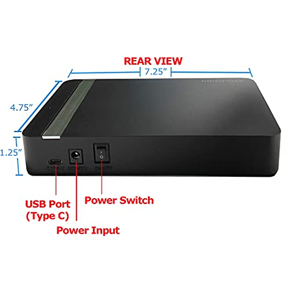 Avolusion HDDGEAR PRO X 8TB USB 3.0 External Gaming Hard Drive for PS5 Game Console - 2 Year Warranty