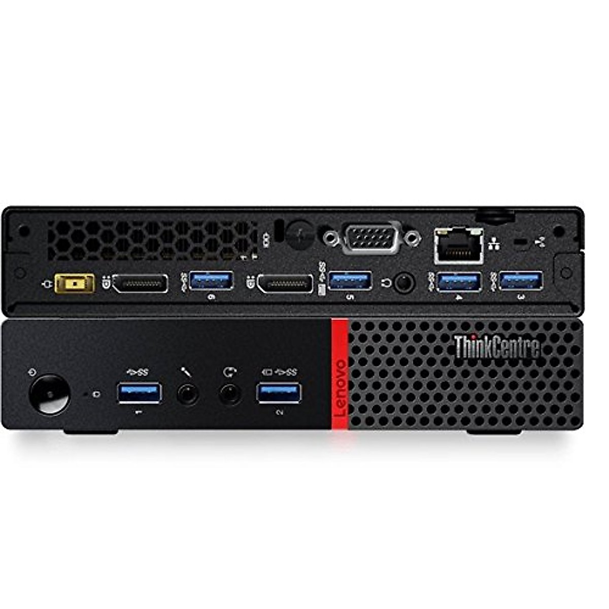 Lenovo ThinkCentre M700, 6th Generation Tiny Business Computer Micro PC (Intel Quad Core i7-6700T, 16GB DDR4 Ram, 512GB Solid State SSD, WiFi, VGA, Display Port) Win 10 Pro (Renewed)