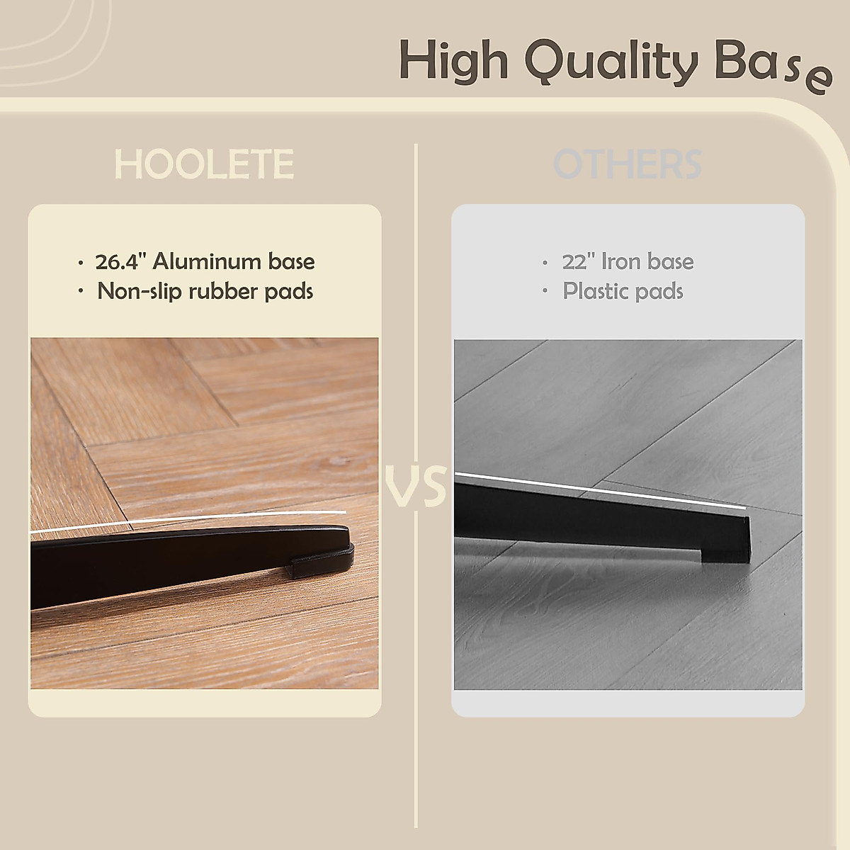 HOOLETE Criss Cross Legged Office Chair no Wheels Upholstered Wide Seat Armless Desk Chair Height Adjustable Swivel Computer Chair for Home Office, Bedroom, Makeup, Dark Green