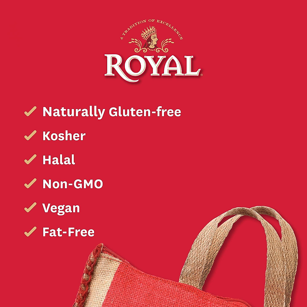 Royal White Basmati Rice, 10lb