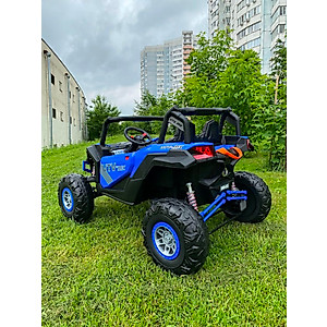 Next Generation 4X4 Upgraded Kids Ride ON CAR Power Wheel Quad Buggy UTV MX Side by Side RZR ATV 24V XL Rubber Tiers