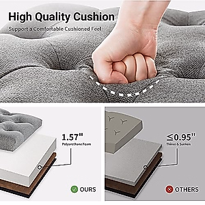 Busaurus Storage Ottoman Bench 50.2 Inches, Upholstered End of Bed Ottoman Bench with Storage and Seating, Large Blanket Storage Bench for Foot Rest in Bedroom, Living Room, Entryway (Grey with Tray)