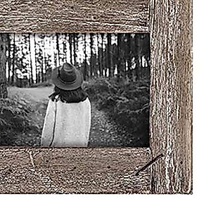 Foreside Home & Garden FFRD06187 4X6 Five Photo Weathered Wood Frame