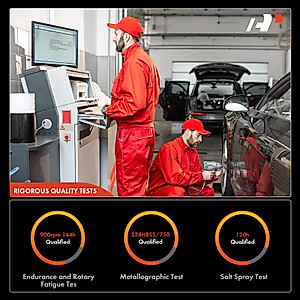 A-Premium 2 x Front Steering Knuckle & Wheel Bearing Hub Assembly Compatible with Ford Escape 05-12, Mazda Tribute 05-06/08-11, Mercury Mariner 05-11, w/5-Lug, Replace # 5L8Z3K185BA, 5L8Z3K186BA