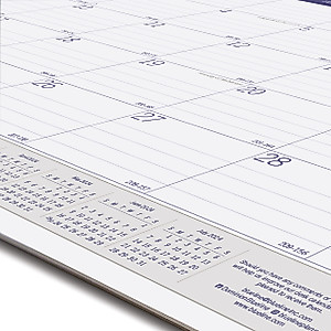 Blueline DuraGlobe Academic Monthly Desk Pad Calendar, 13 Months, July 2023 to July 2024, 22" x 17" (CA177227-24)