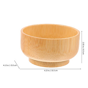 FOMIYES Face Mask Mixing Bowl Set , 3Pcs Wood DIY Tool Kit with Facial Mask Bowl Stick Spatula Makeup Brush for Girls Ladies Women