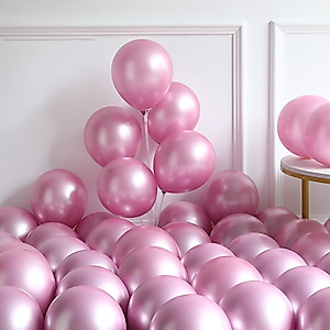 152Pcs Pastel Light Pink White Metallic Pink Balloon Arch Garland Kit,Pink White Rose Gold Confetti Balloon With Butterfly Stickers for Baby In Bloom Baby Shower Decorations Birthday Wedding Decor