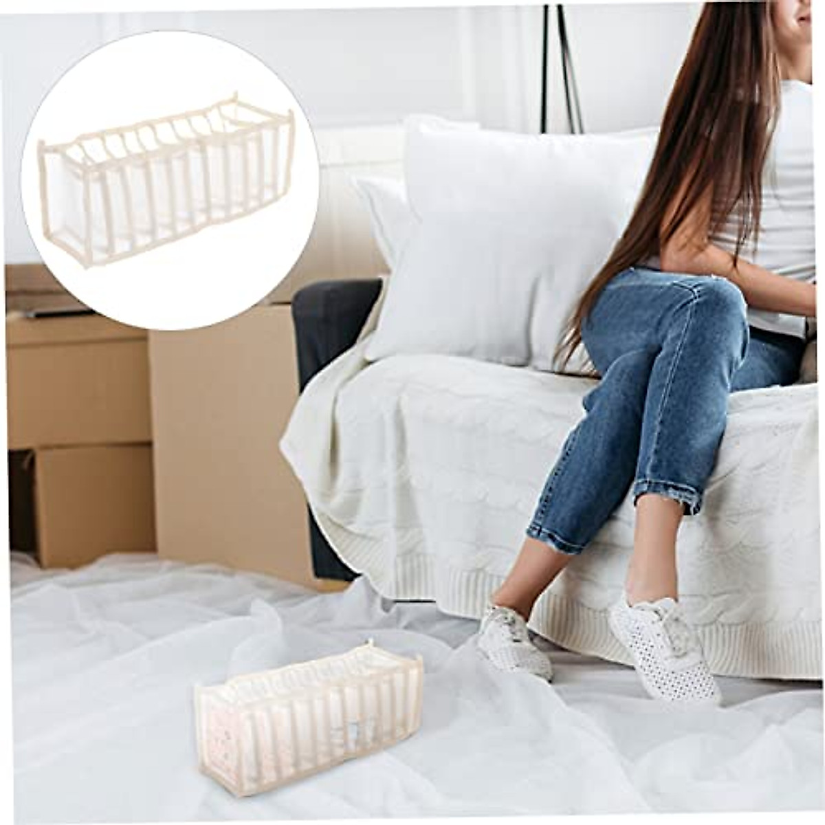 Alipis Bra Storage Box Storage Drawer Clothing Drawers Glove Compartment Organizer Closet Socks Organizer Drawer Divider Box Clothes Drawer Organizer Multiple Grids Box Bra Organizer Desk