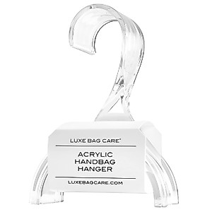 Luxe Bag Care Luxury Handbag Closet Hanger (1 Piece) - Protect, Organize, Display Your Pocketbook - Saves Integrity of Handbag Handles, No More Creasing - Organize & Store Purses - 12 lb Capacity
