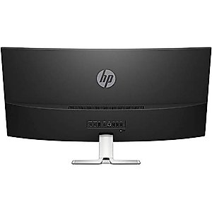 HP 34f 34” Curved Monitor with AMD FreeSync Technology | Ultra-Wide Quad HD Resolution (3440 × 1440p), IPS Display, and 3-Sided Low Bezel, 1-Yr Warranty (6JM50AA)