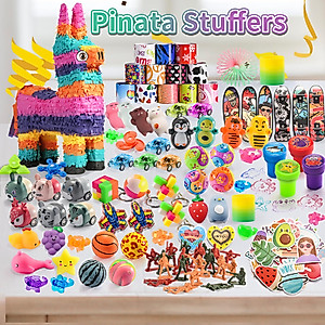 160 Pcs Party Favor Goodie Bags Stuffers for Kids, Prize Box Toys for Kids Classroom, Treasure Chest for Kids Prizes, Little Bulk Toys for Pinata Stuffers, Birthday Gift Fillers for Kids 4-8 8-12 3-5