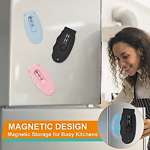 Ansbell Extractable & Magnetic Bread Lame Dough Scoring Tool with 5 Razor Blades,Professional Sourdough Scoring tool for Sourdough Bread Baking & Bread Making Tools,Perfect Bread Scoring Tool