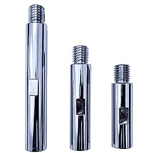 3 Pcs 5/8"-11 Thread Extension Rod Shaft Polishing Tool for 5/8"-11 Thread Water Grinder Polishing Machine Grinder Car Polishing 80mm 100mm 140mm Set