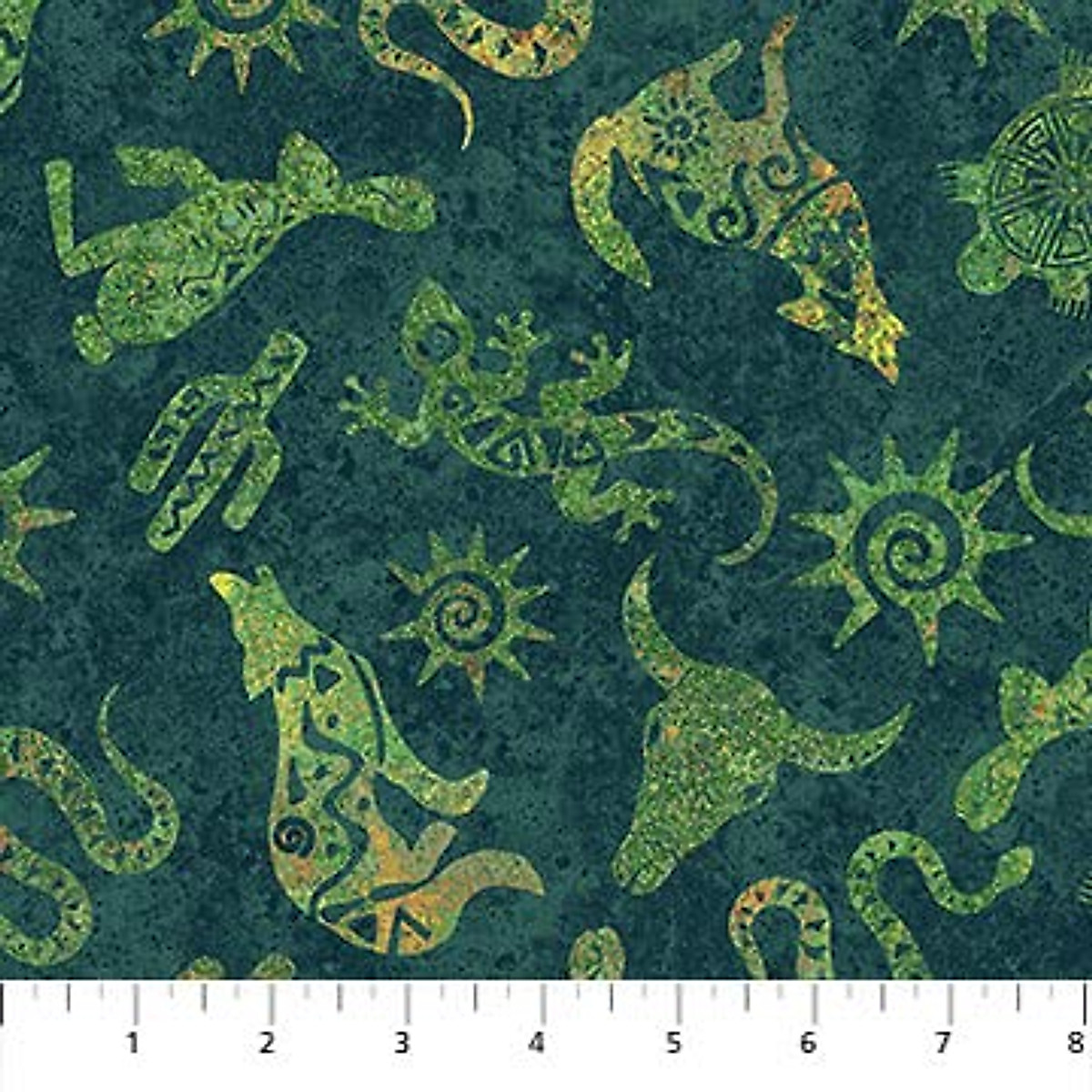 Sun Valley 2 - Stonehenge Desert Teal Kokopelli Northcott DP24375-68
