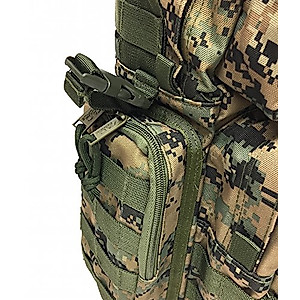 TAC Force WebTac Utility Backpack, Digital Woodland