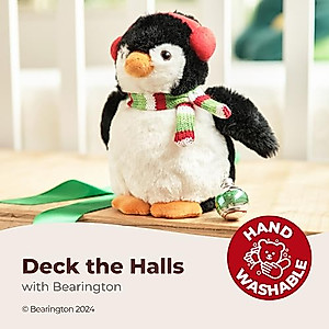 Bearington Flurry the Holiday Penguin Stuffed Animal, 7 Inch Christmas Plush, Ideal Christmas Penguin Gift for Toddlers, Kids & Teens