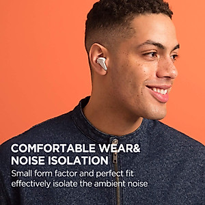 Libratone Track Air True Wireless Earbuds Stylish Design Great Sound,Noise Isolation Earphones, Sweat-Resistant for Workout, Ultral-Light Small, Long Battery Life White