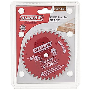 Freud D0436X Diablo 4-1/2-Inch 36 Tooth ATB Cordless Trim Saw Blade with 20-Millimeter Arbor and 3/8-Inch Reducer Bushing