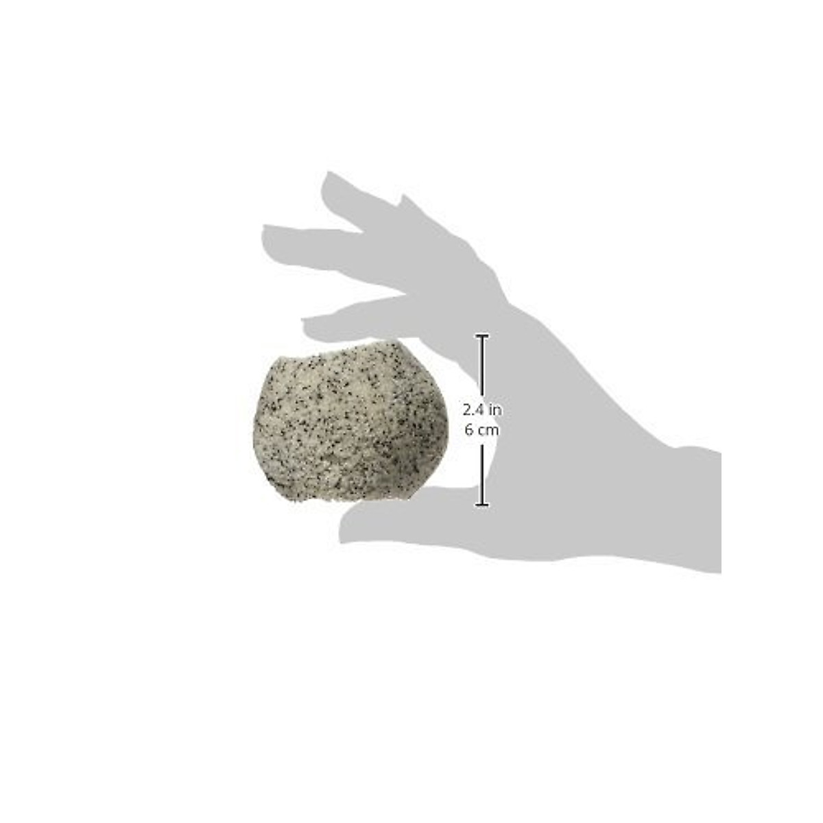 Penn-Plax Deco-Replicas Granite Aquarium Ornament & Hideaway – Realistic Stone Appearance – Safe for Freshwater and Saltwater Tanks – Small Size, White (RR1071)