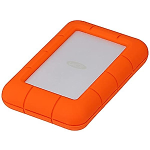 LaCie Rugged Mini 4TB External Hard Drive Portable HDD - USB 3.0 Compatible, Drop/Shock/Dust/Rain Resistant Shuttle Drive for Mac and PC