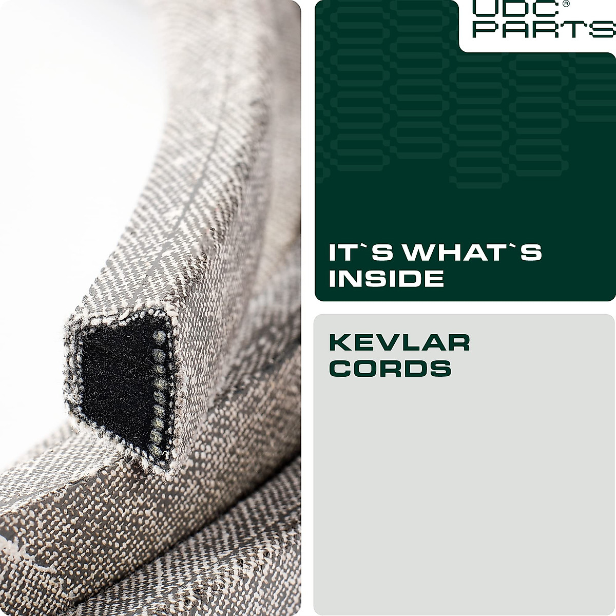 UDC Parts Mower Deck Belt 539114557 / Kevlar Cord / 154.00 inches/for Husqvarna Craftsman Poulan