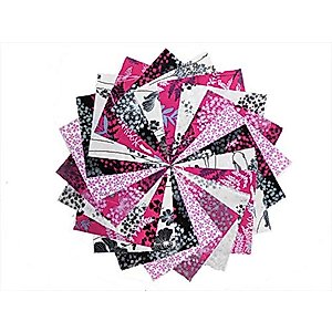 12 10 Inch Beautiful Oriental Garden Layer Cake Quilting Squares by Benartex 6 colorways