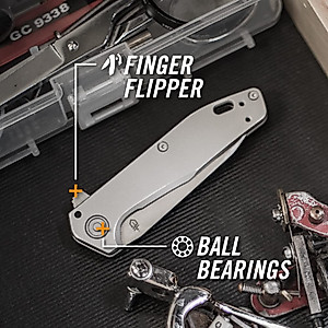 Gerber Gear Fastball - Folding Knife with Lock Release for EDC Gear - Flat Sage