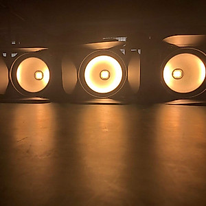 V-Show 200W Stage COB Par Light - Studio Lights Warm White DMX with Dimmable for Camera Photo Church Theater