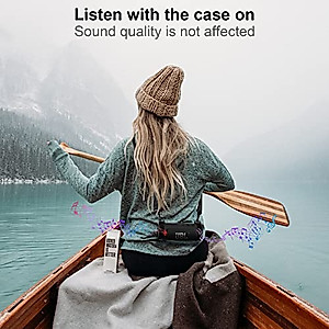 TXEsign Silicone Case Cover for JBL Flip 6 Wireless Bluetooth Speaker Protective Case JBL Flip 6 Travel Speaker Pouch with Shoulder Strap for Bike Golf Cart Railing (Black)