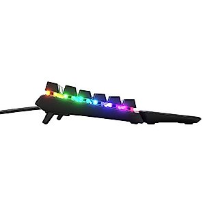 SteelSeries Apex 5 - Hybrid Mechanical Gaming Keyboard - Per-Key RGB Illumination - Oled Smart display - English (QWERTY) Layout PC