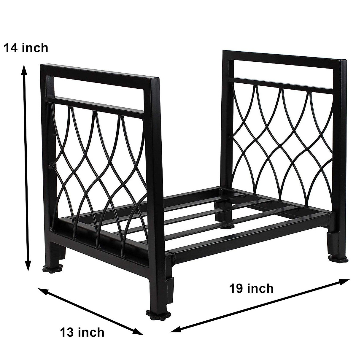 Mini Ash Bucket with Lid + Firewood Rack Indoor