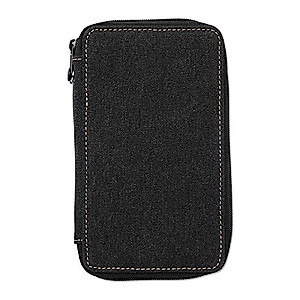 Speedball Art Products 259480 Canvas Case Pencil Storage Capacity, Holds Up to 48 Standard, Black