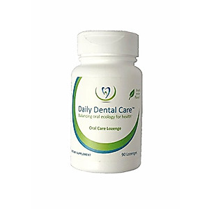 Daily Dental Care Fresh Mint Dental Mints - A Dental prebiotic Smart Mint - superpowering Good Oral Bacteria to Balance The Oral microbiome for Dental Health - 90ct