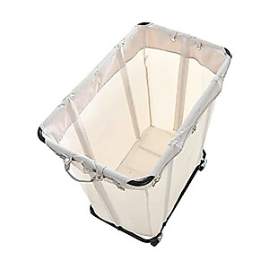 Household Essentials, Black Commercial Laundry Cart