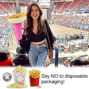 BABORUI Snack Tray for Stanley 30 oz Tumbler with Handle, Tumbler Snack Bowl Compatible with Stanley Cup 30 oz, Reusable Snack Ring for Stanley Cup Accessories(Silicone White)