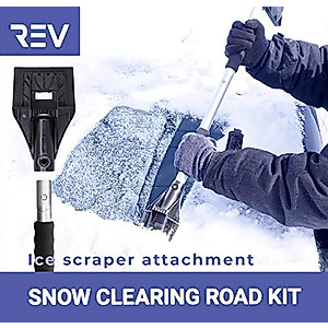 VViViD Snow Clearing Road Kit with Shovel, Ice Scraper and Ice Brush