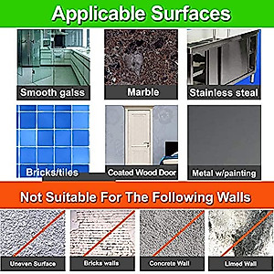 BODINGTAI Wall Hooks, Self Adhesive Hooks, Multicolor Transparent Plastic Reusable Heavy Duty Hook No Trace No Scratch Waterproof and Oilproof for Kitchen Bathroom Storage Room Office.