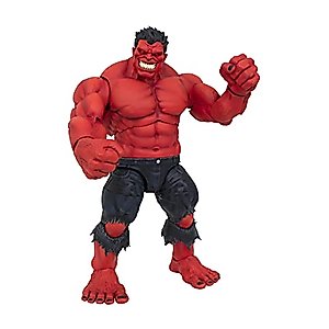 Diamond Select Toys Marvel Select Red Hulk 9-Inch Action Figure (Red)