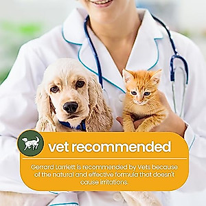 Gerrard Larriett - Deodorizing Soy Candles for Pets, Scented Candles for Removing Pet/Household Odors, Lasts up to 40 Hours, White Candles for Home Scented with De-Stress Lavender & Chamomile Fragrance, 10 oz