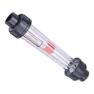 QANYEGN Water Flowmeter, Plastic Tube Type Water Rotameters, Instaneous Liquid Flowmeter for Process Control