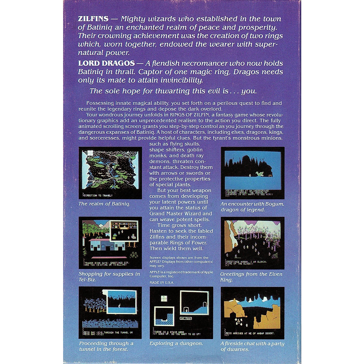 Rings of Zilfin - Commodore 64