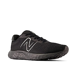 New Balance Men's 520 V8 Running Shoe, Black/Black, 11.5 Wide