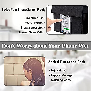 tingroun Shower Caddy Tote Bag, Large Capacity Portable Shower Bath Bag for College Student Travel Hanging Toiletry Home Organizer (Black)