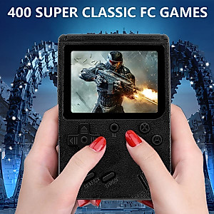 Handheld Games Console, Retro Video Games Consoles 400 Classic Games Good Gifts for Kids and Adult