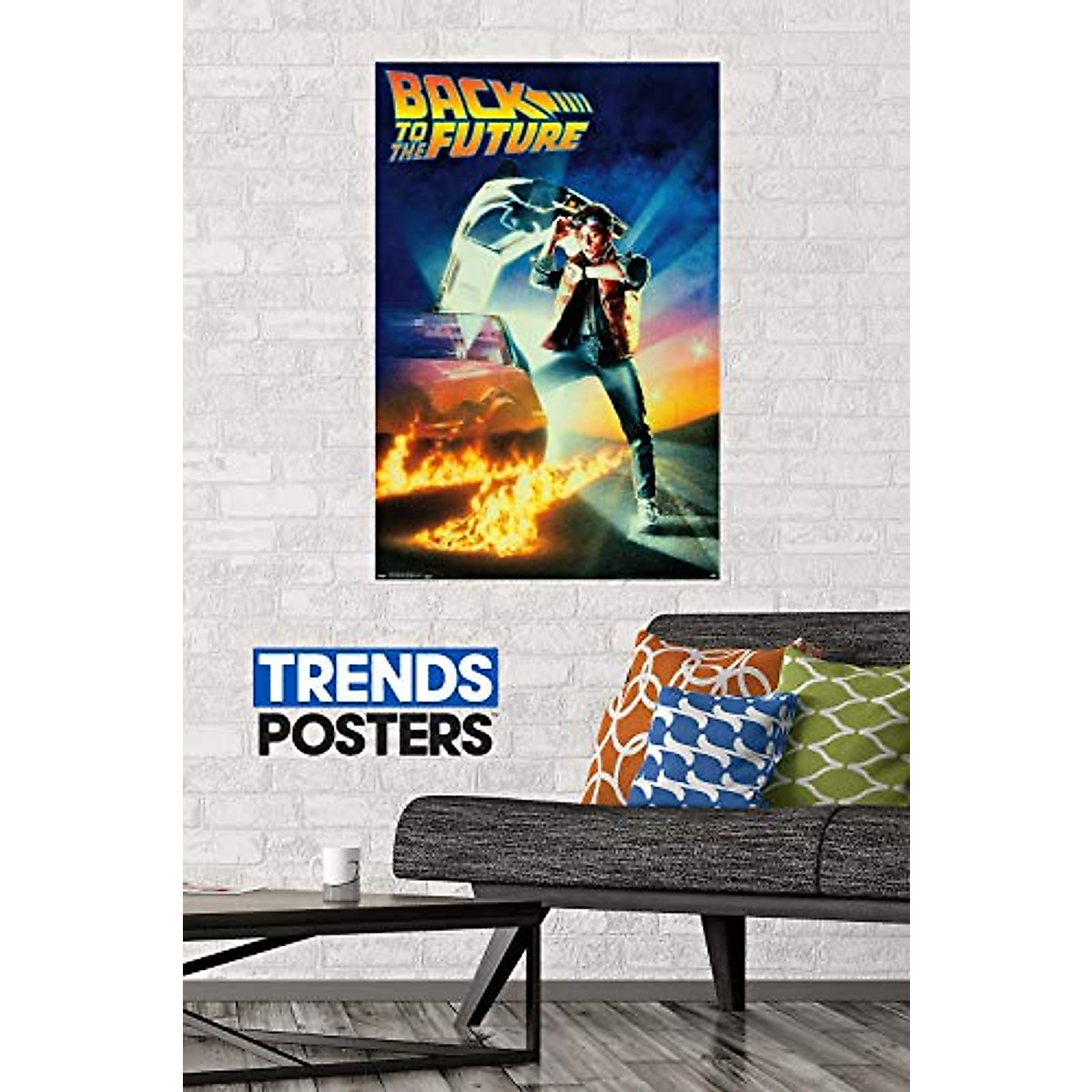 Trends International Back to the Future - One Sheet Wall Poster, 22.375" x 34", Premium Poster & Mount Bundle
