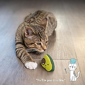 Catstages Lil' Avocato Dental Health Catnip Cat Chew Toy