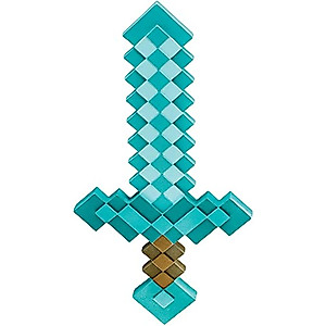 Minecraft Costume Sword and Pickaxe Combo, Official Minecraft Costume Accessory Set for Kids